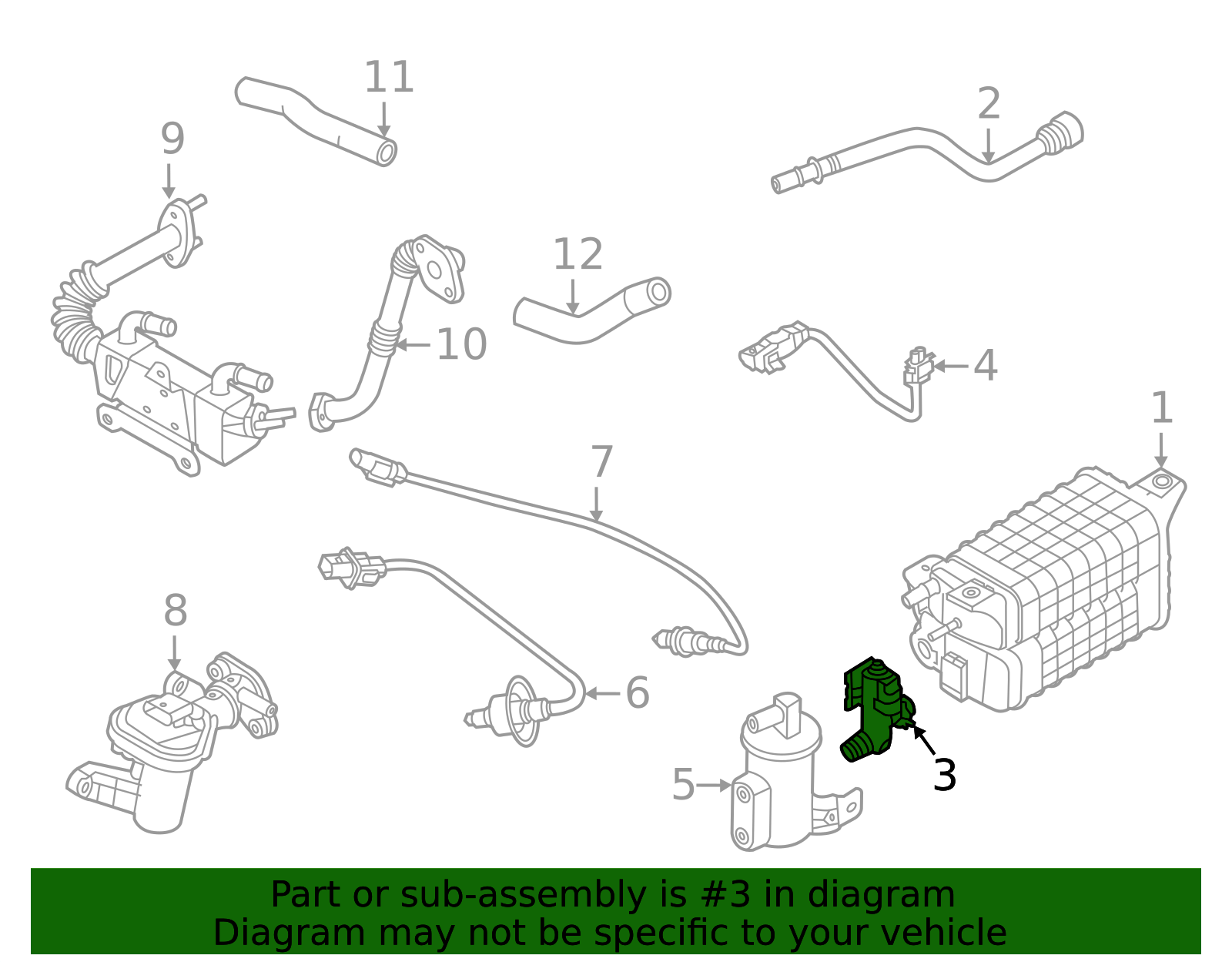 2013-2026 Hyundai Purge Control Valve 31430-F3500 | MotorMotor