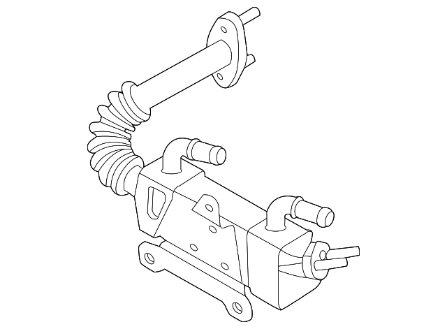 Hyundai - 28460-2M100 - Egr Cooler - 2019-2025 Hyundai | OEM Hyundai ...