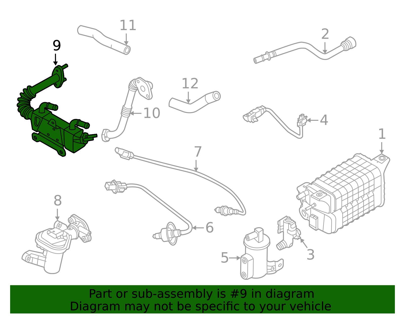 Hyundai - 28460-2M100 - Egr Cooler - 2019-2025 Hyundai | OEM Hyundai ...