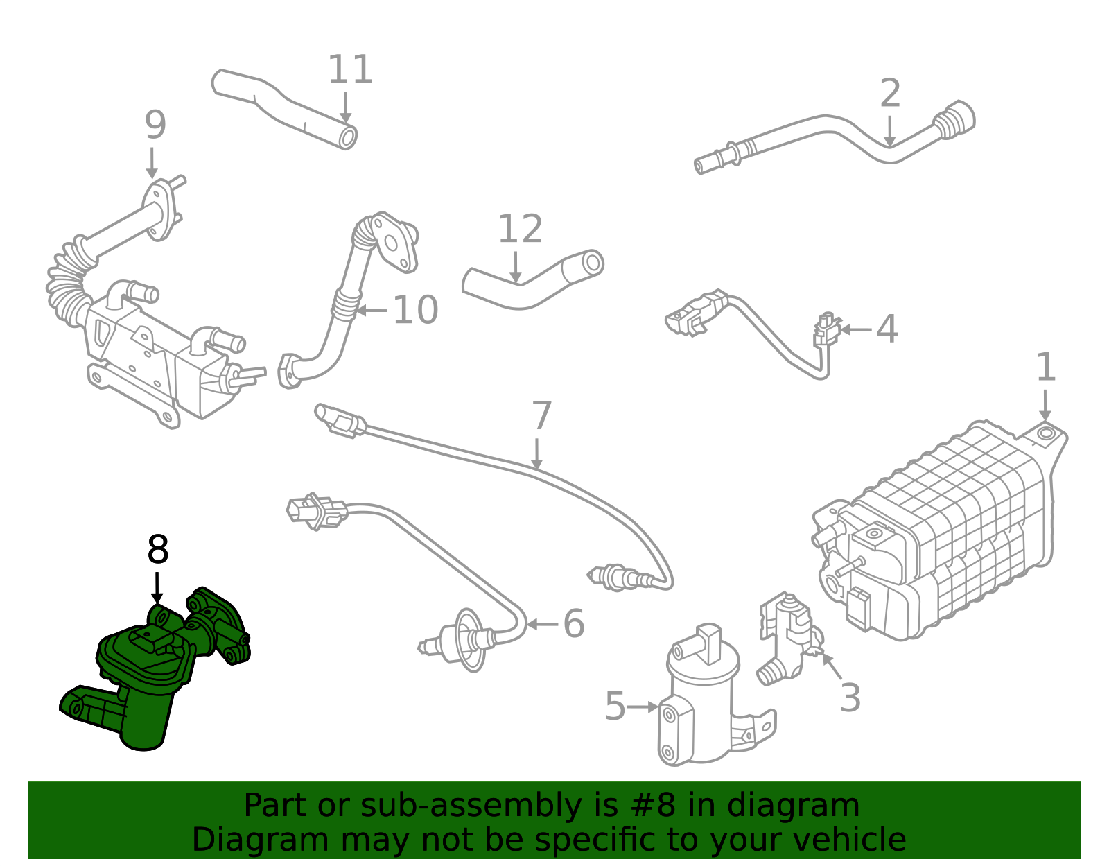28410-2M330 - High-Quality Exhaust Gas Recirculation (EGR) Valve for ...
