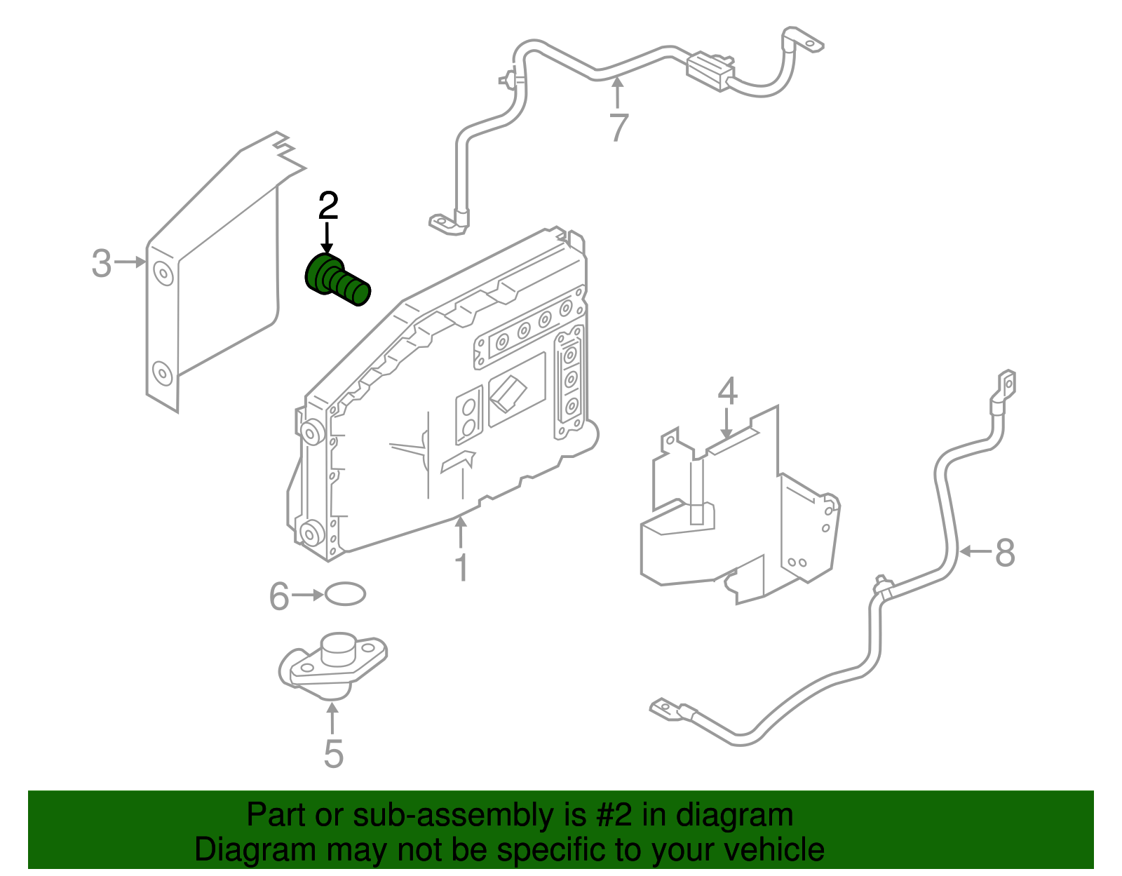 OEM Porsche Drive Motor Battery Pack Disconnect Switch (95861806100 ...