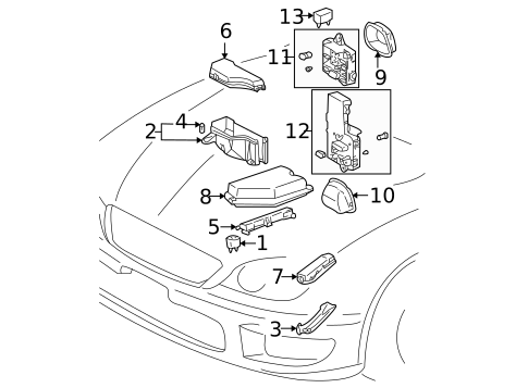 Powertrain Control for 2002 Lexus IS300 | Lexus OE Parts