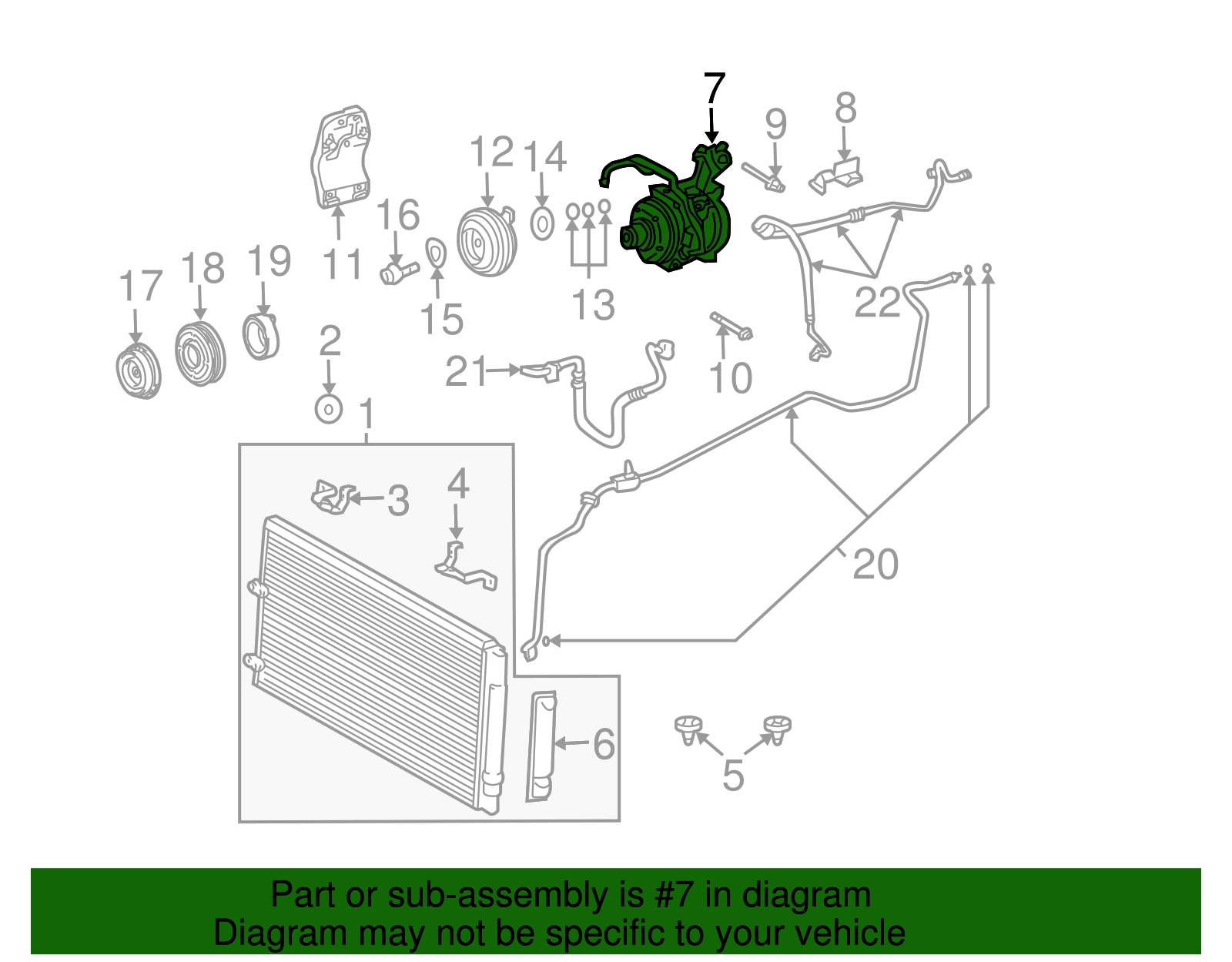 88320-33160-84 - A/C Compressor - 2002-2006 Toyota Camry | OEM Genuine ...