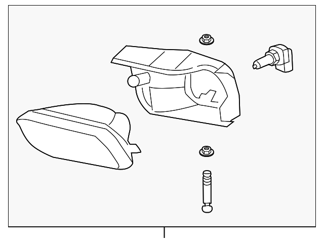 2003-2004 Chevrolet Passenger Side Front Fog Lamp 15190983 | Shop ...