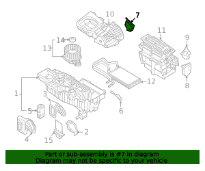 2008-2019 Ford HVAC Air Adjustment Control Motor AA5Z-19E616-C | OEM ...