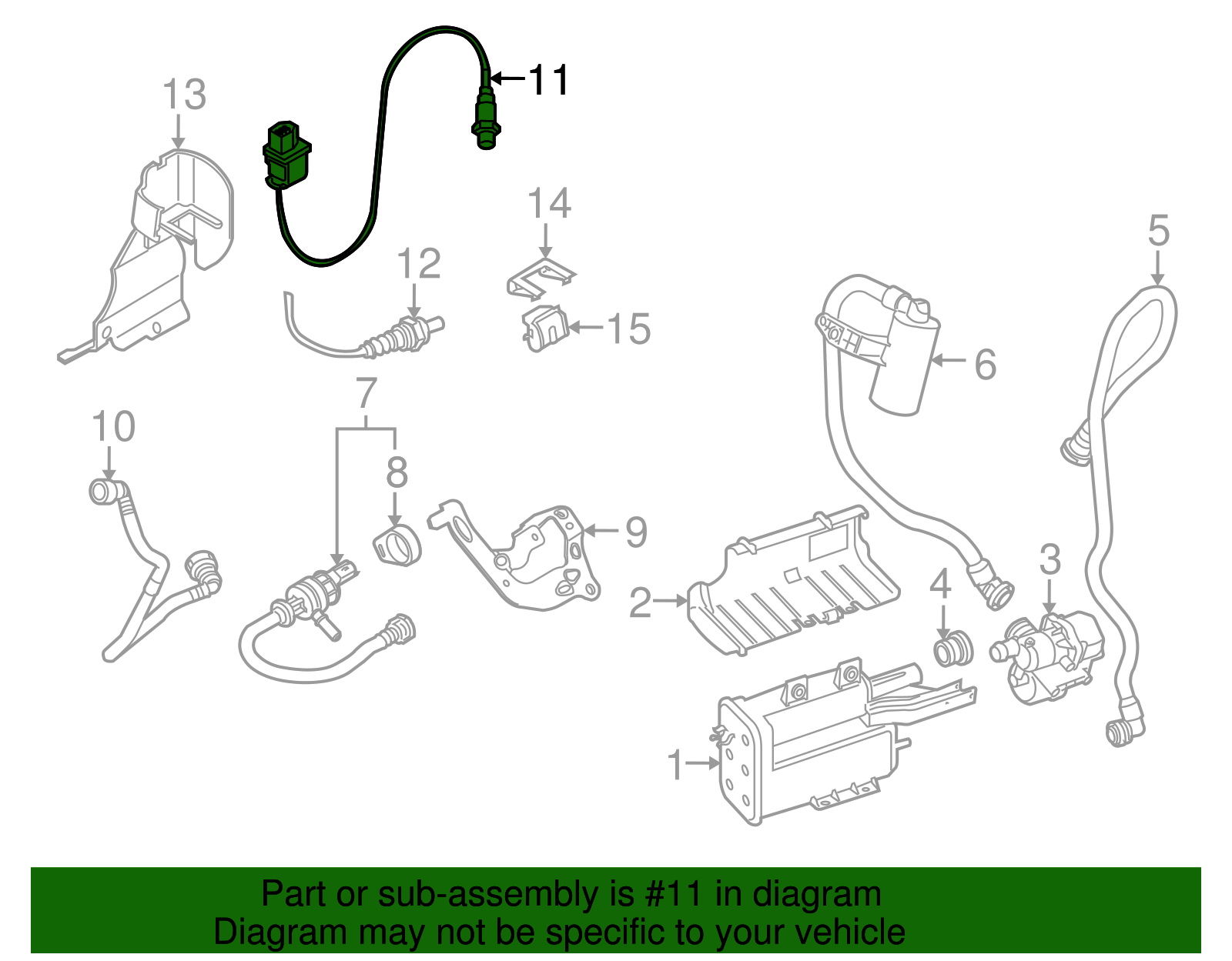 11-78-7-549-860 - Oxygen Sensor | BMWPartsHub
