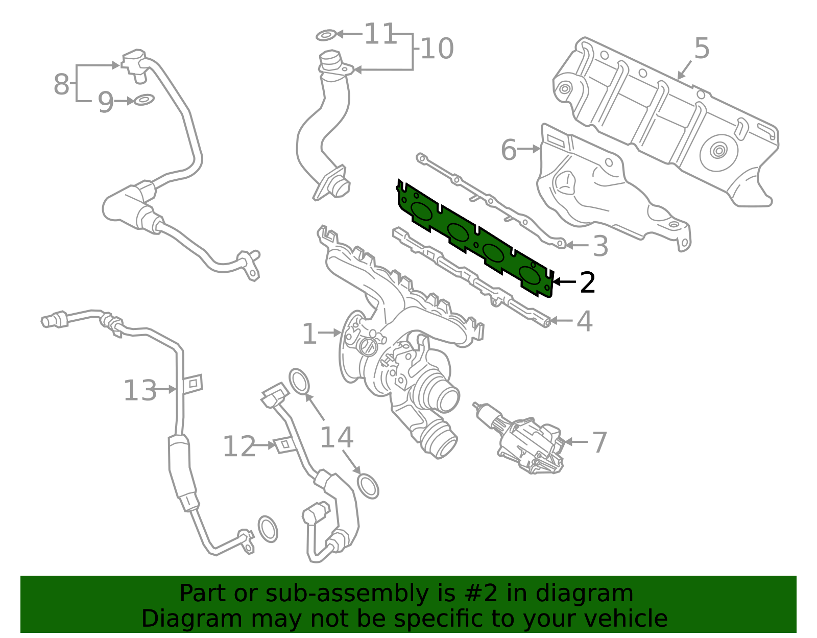 11-62-8-642-774 - 2017-2024 BMW - Gasket | BMWPartsHub