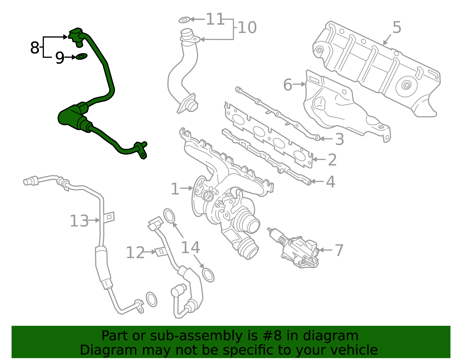 2017-2025 BMW Oil Line 11-42-8-629-969 | BMW Parts Online Hub