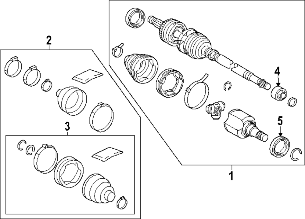 2023-2025 Toyota 2023-2024 Toyota - Boot Kit 04428-10021 | Sparks Parts