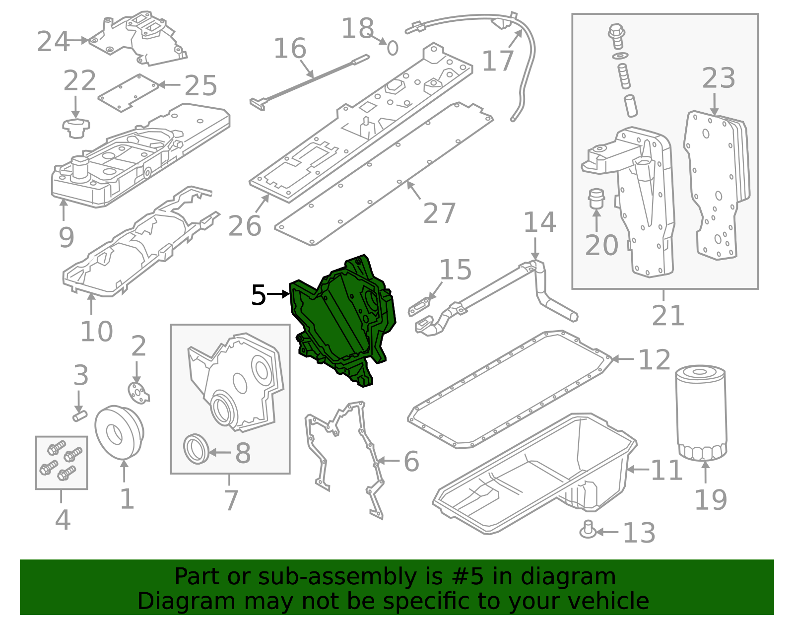 68443549AA - Crankcase Breather Cover | Mopar Parts Canada