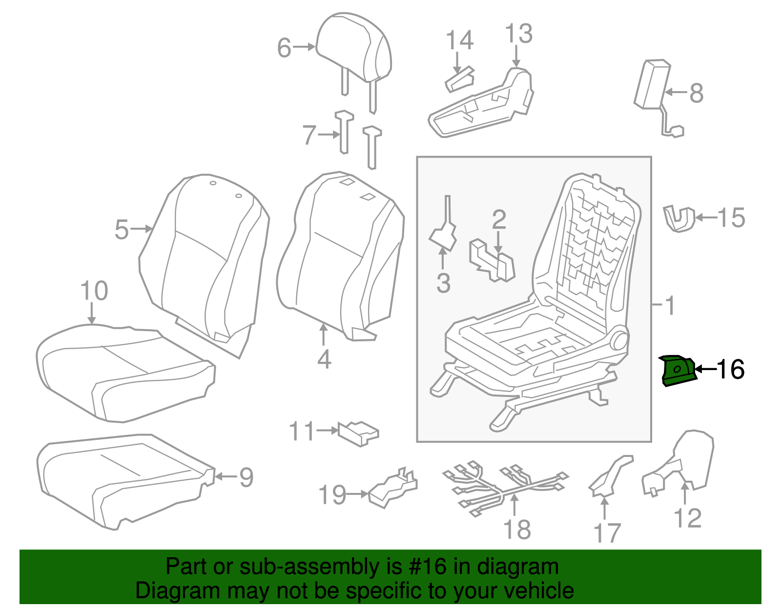 71812-0E090-B0 - Outer Side Panel - 2010-2013 Toyota Highlander | Nucar ...