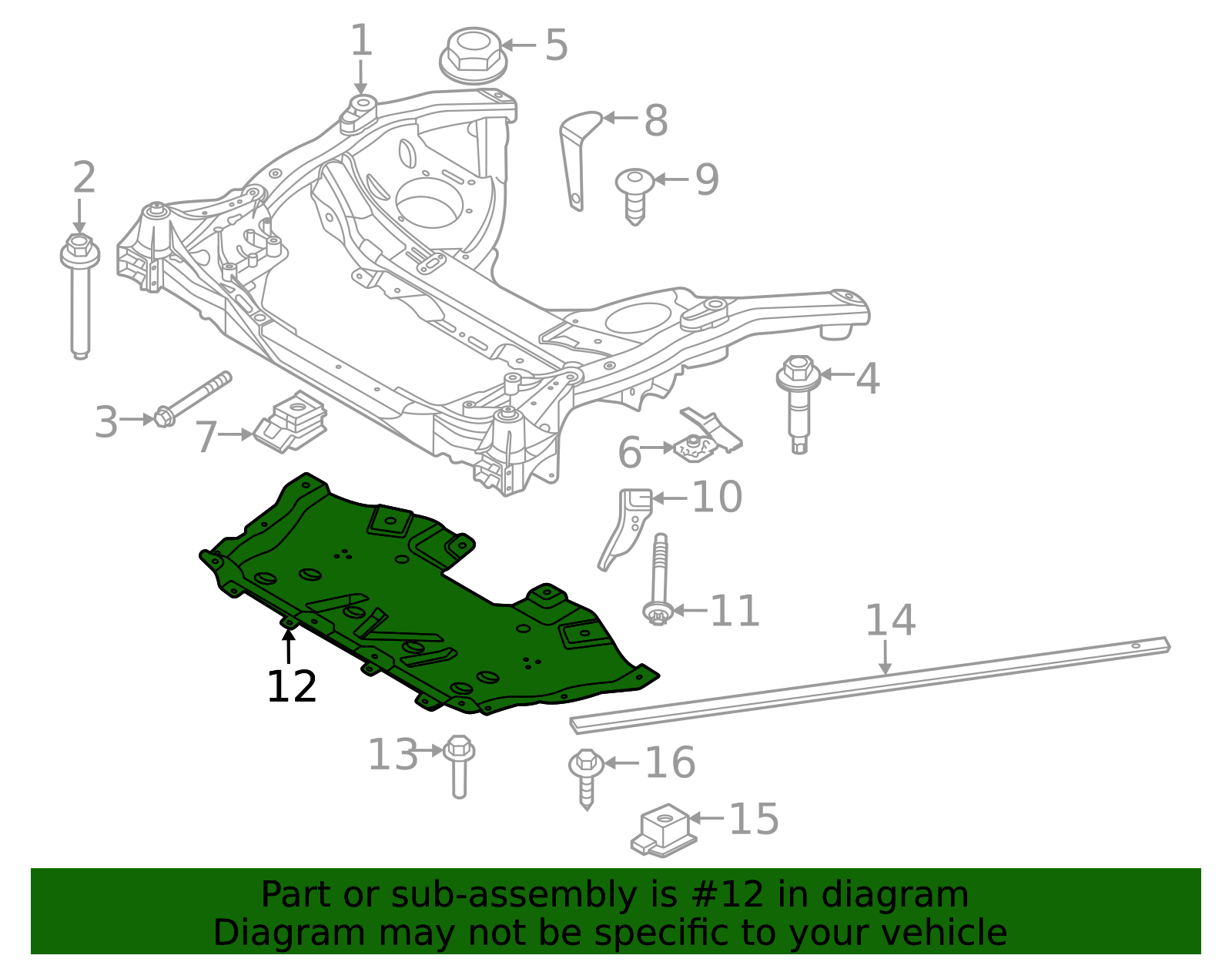 2020-2025 BMW | Reinforced Plate | 31146868619 | BMW OEM Parts Store