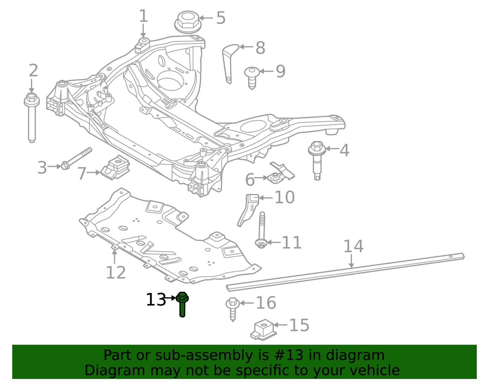 Genuine BMW 31-10-6-870-648 | Reinforced Plate Bolt | FREE Shipping on ...