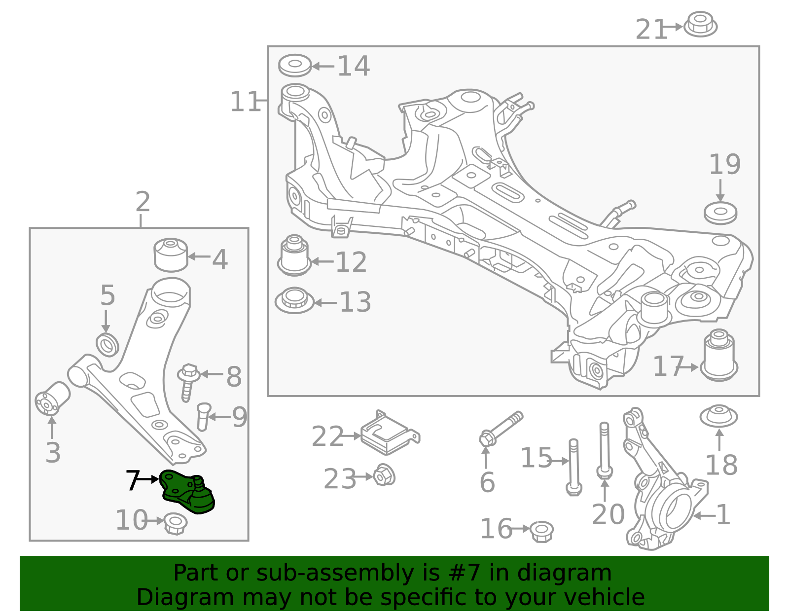 54530-2S500 - Lower Ball Joint 2014-2016 Kia Sportage | Kia.Parts Store