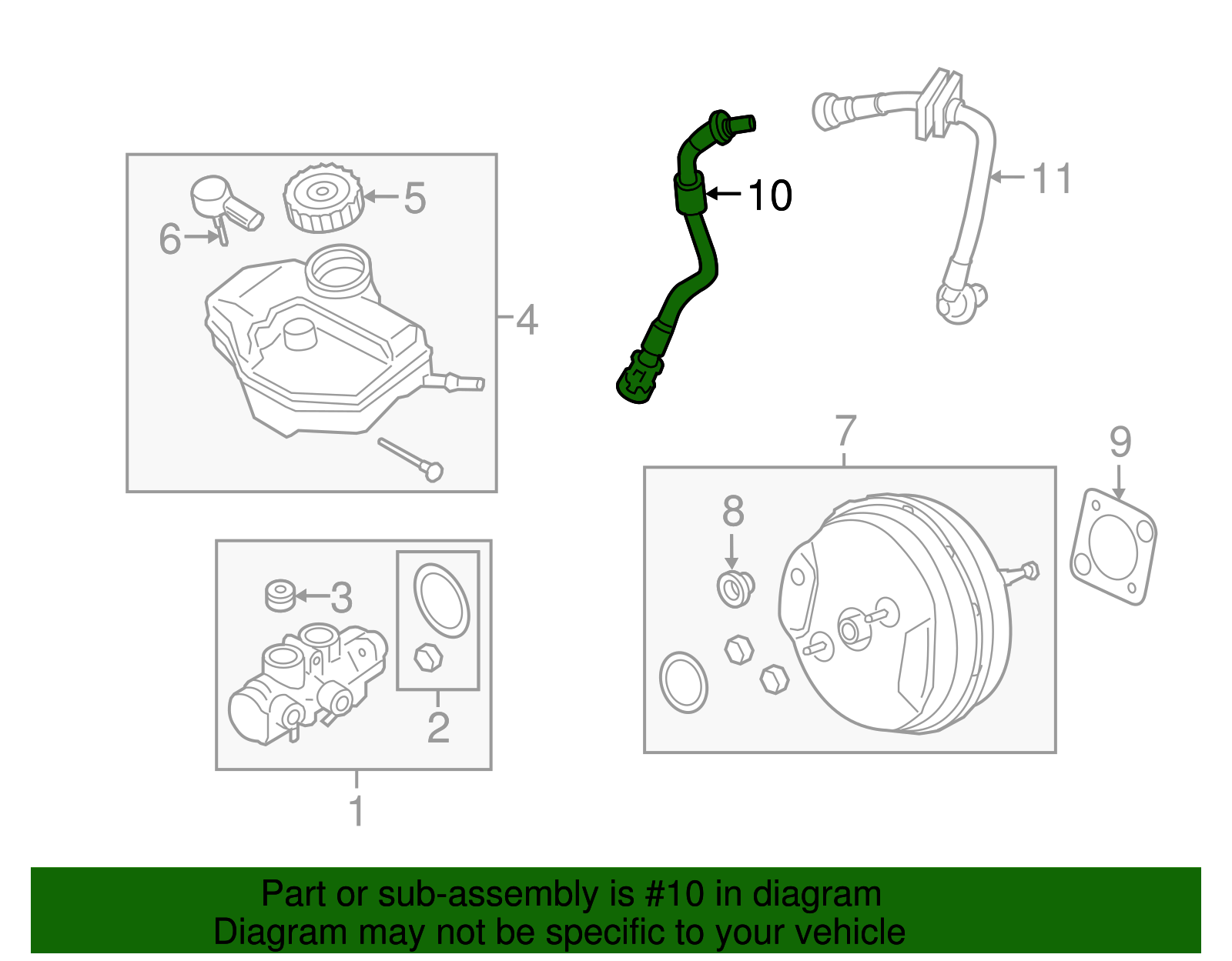 11-66-5-A09-C64 - 2017-2019 BMW - Vacuum Hose | BMWPartsHub