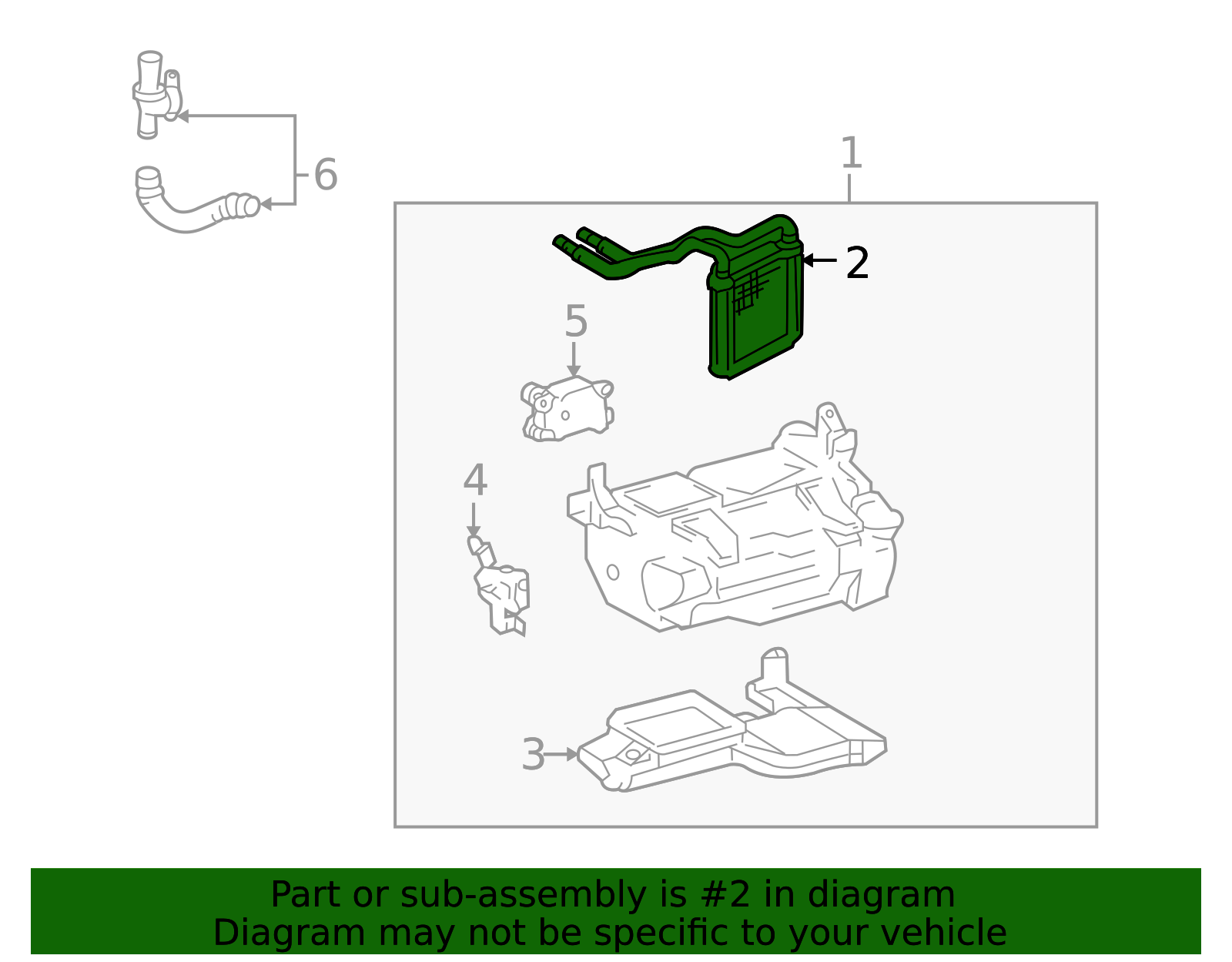 87107-60361 - High-Quality HVAC Heater Core for AutoNation Parts