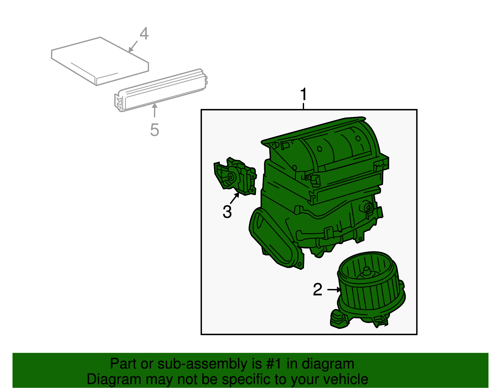87130-12421 - Blower Assembly - 2009-2013 Toyota Corolla | Conicelli Toyota