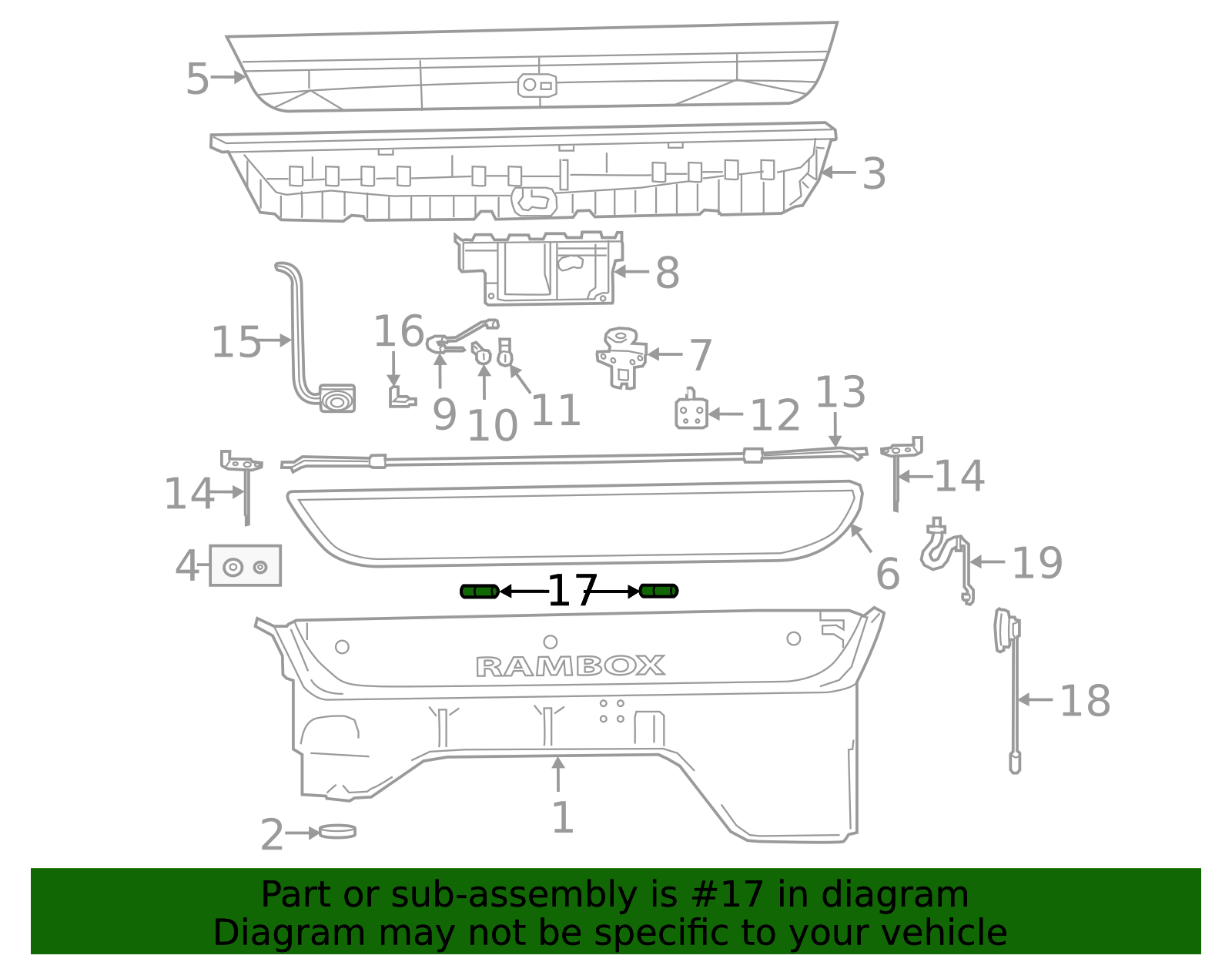 2015-2025 Mopar License Lamp Bulb 68582284AA | Mopar Parts Canada