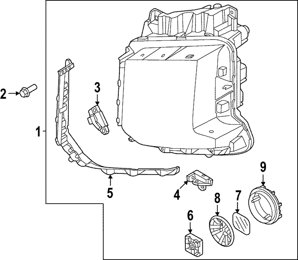 Genuine Headlamp Assembly for 2023-2025 Hyundai Palisade | Part# 92101 ...