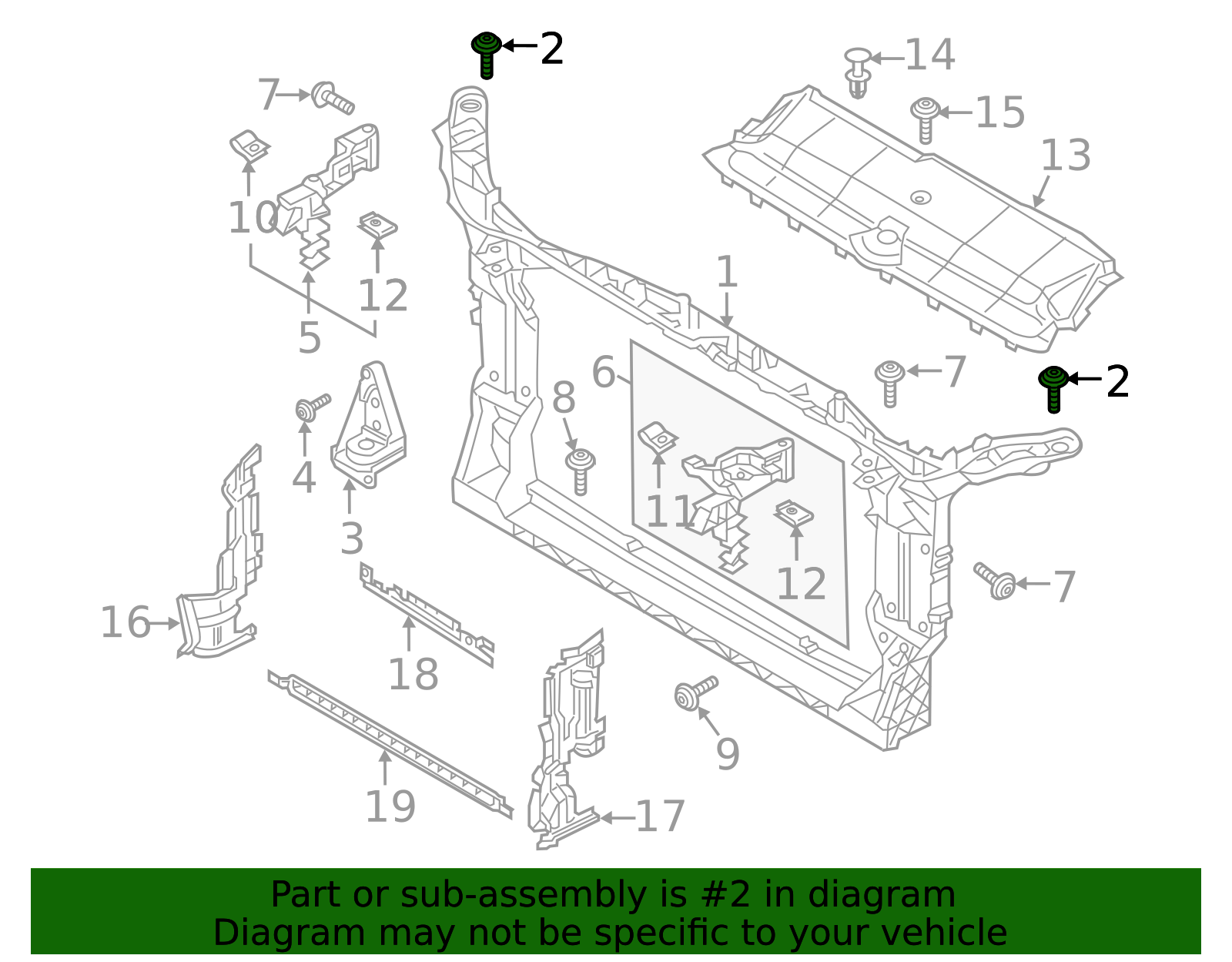 N-910-702-01 - Headlamp Assembly Bolt 2006-2025 Audi | Euro Parts 4 Less