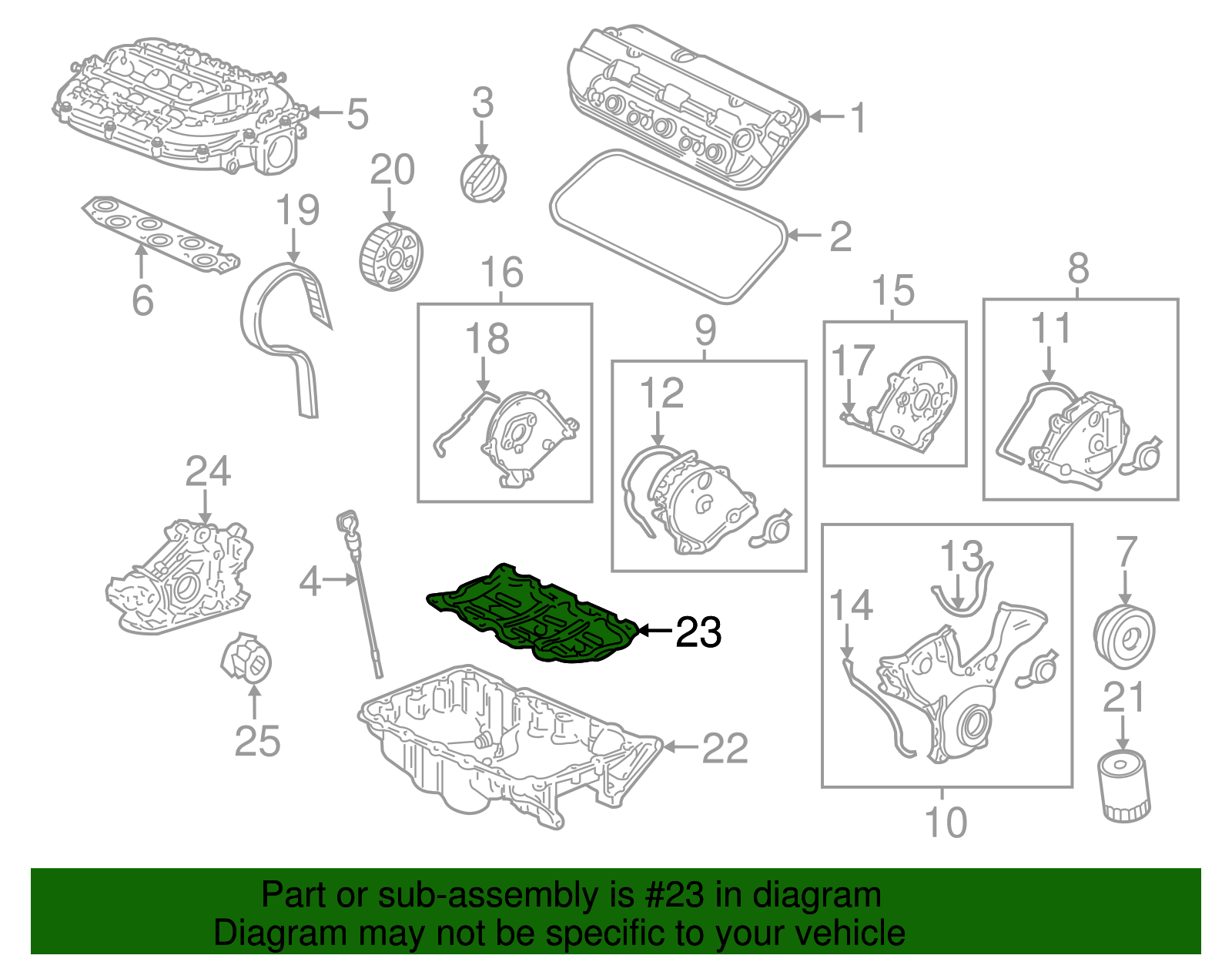 11221-RYE-A00 - Baffle Plate 2003-2010 Honda | Honda Parts Online