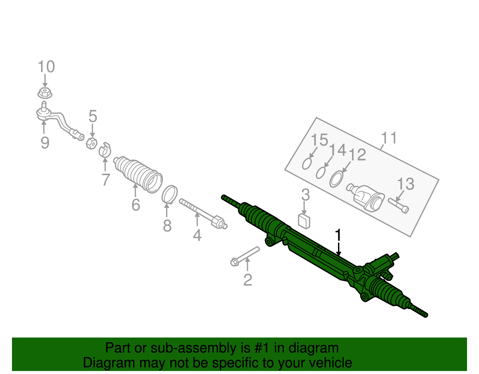 2009-2012 Audi Q5 Gear Assembly 8R1-422-065-D | OEM Parts Online