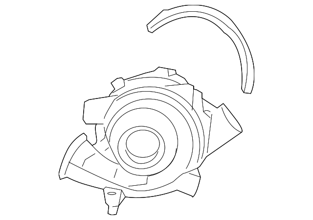 5C3Z-6K682-CCRM - Turbocharger 2005-2010 Ford | Ford OEM Parts Direct