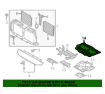 ML3Z-7222-E - Under Cover 2015-2023 Ford F-150 | Ford Parts Direct