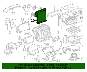 2016-2025 GM Air Conditioning Evaporator 84836247 GM | GMPartsDirect.com