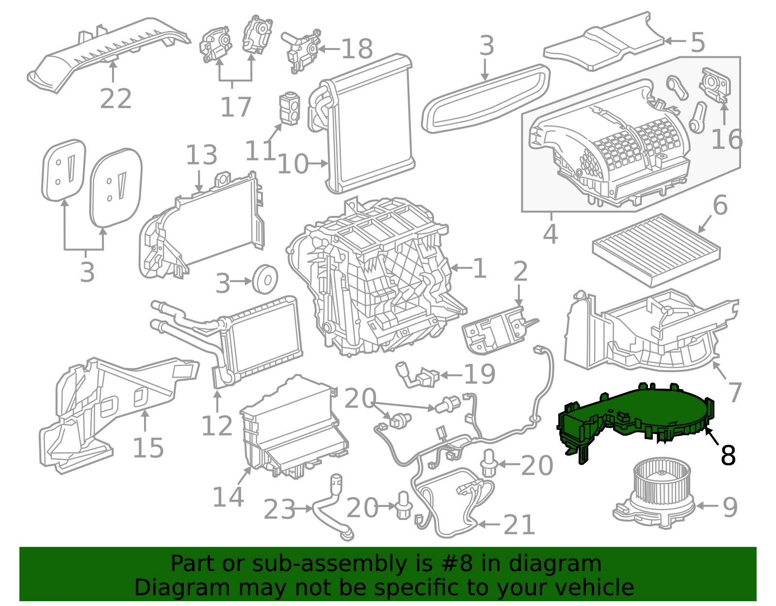 Blower Case 87824149 GM | GMPartsDirect.com