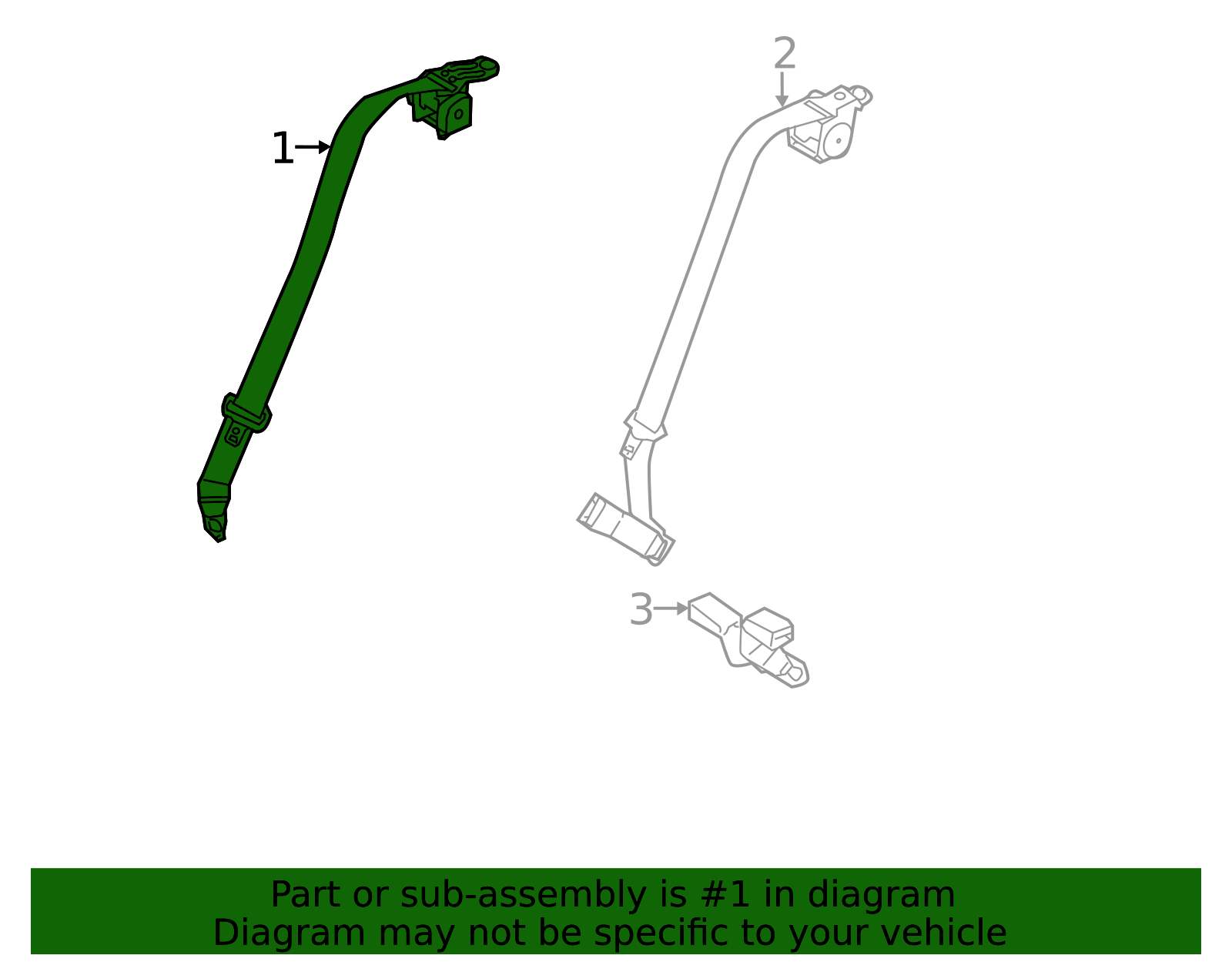 Lap & Shoulder Belt 89820-AB000-NNB | OEM Parts Online
