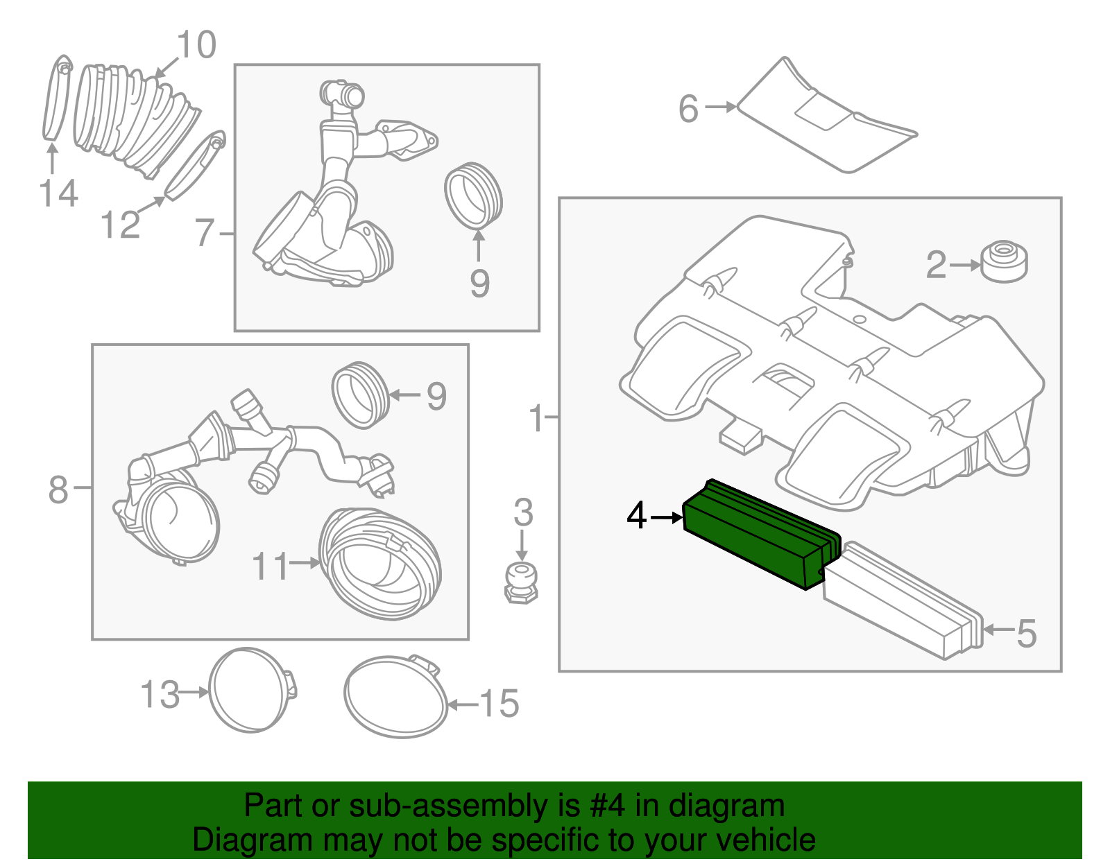 13717589641 - 2010-2014 BMW Air Filter (13-71-7-589-641) | BMW of South ...
